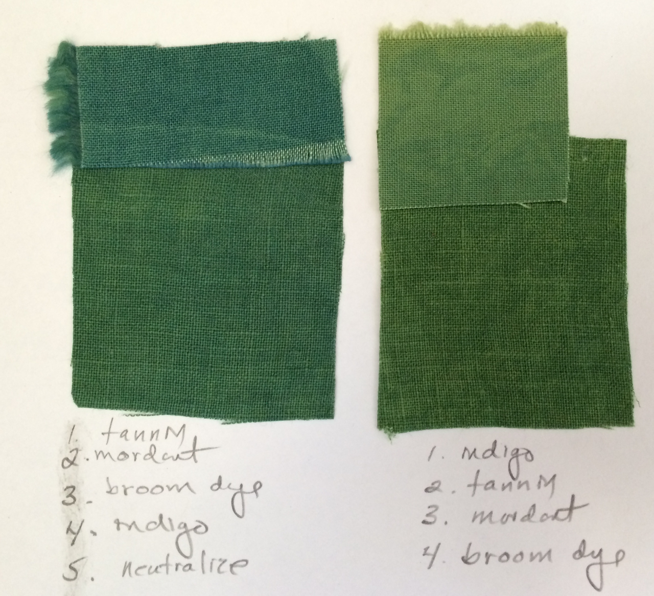 New Inspirations and Lessons | Natural Dye: Experiments and Results