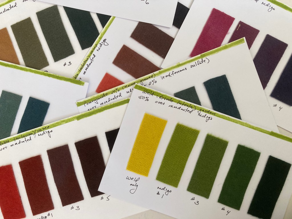 Indigo | Natural Dye: Experiments and Results